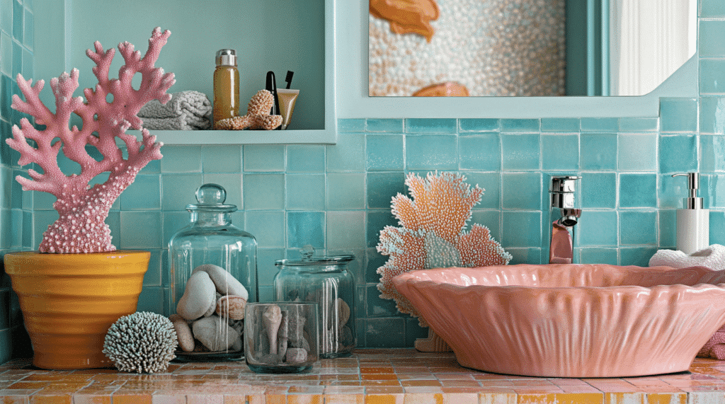 39 Classy Beach Theme Bathroom Desings - Enthralling Gumption