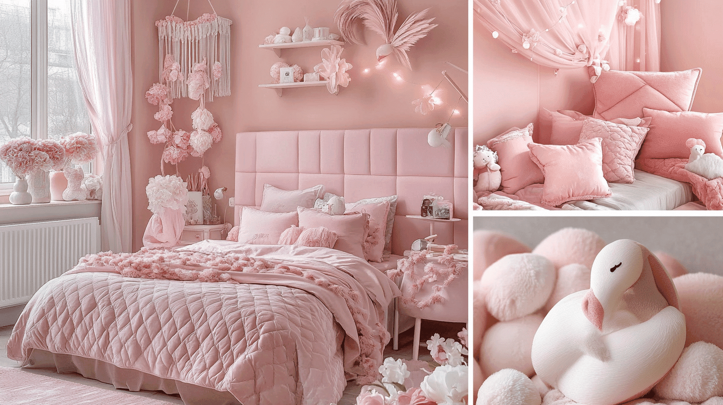 40 Girly Pink Bedroom Ideas for a Perfect Makeover - Enthralling Gumption