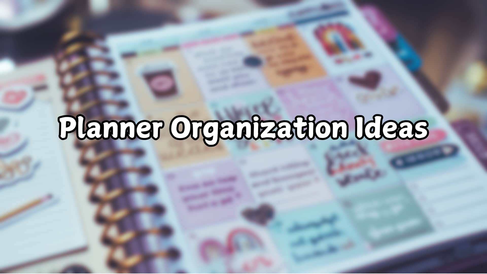 How to Organize Your Planner for a More Productive Life? - Enthralling ...