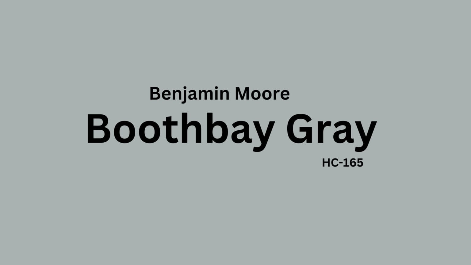 Benjamin Moore Boothbay Gray (HC-165): A Review - Enthralling Gumption