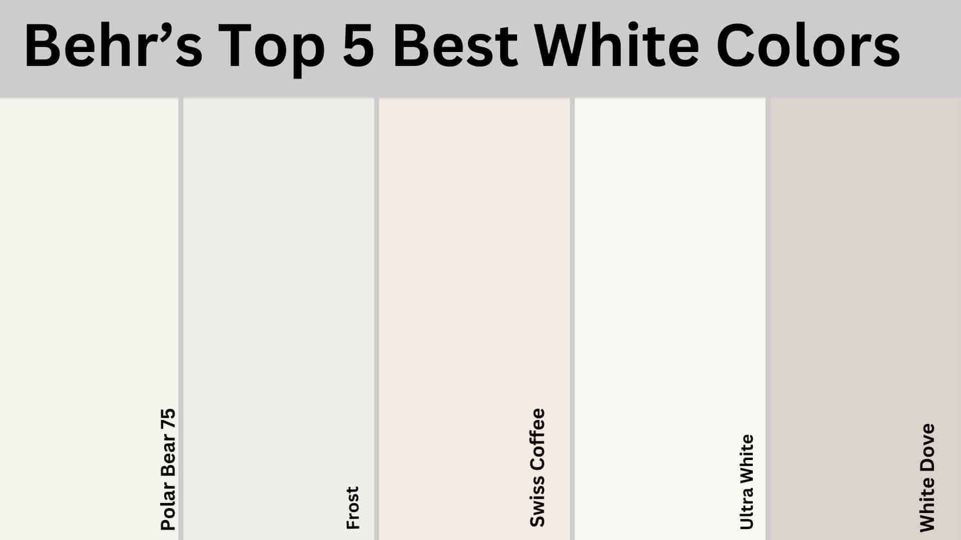 5 Best Behr's White Paints: Color Reviews - Enthralling Gumption