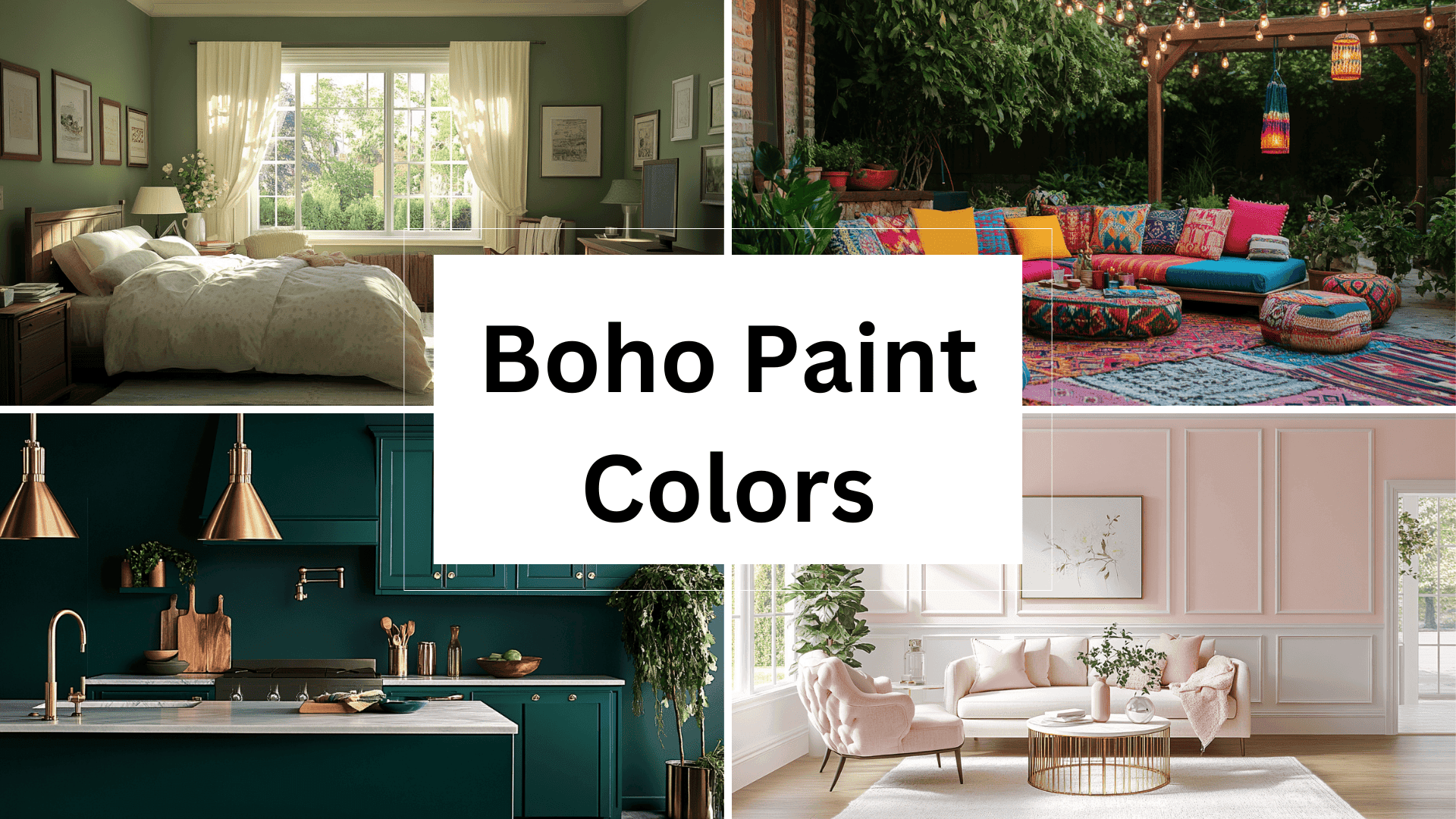 13 Boho Paint Colors: Earthy Shades for Free Spirits - Enthralling Gumption