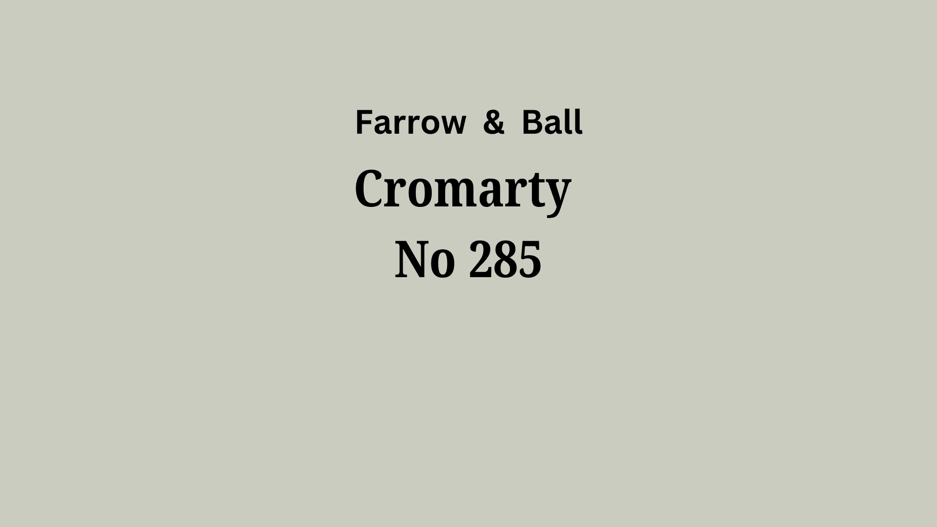 Farrow and Ball Cromarty No. 285: A Review - Enthralling Gumption