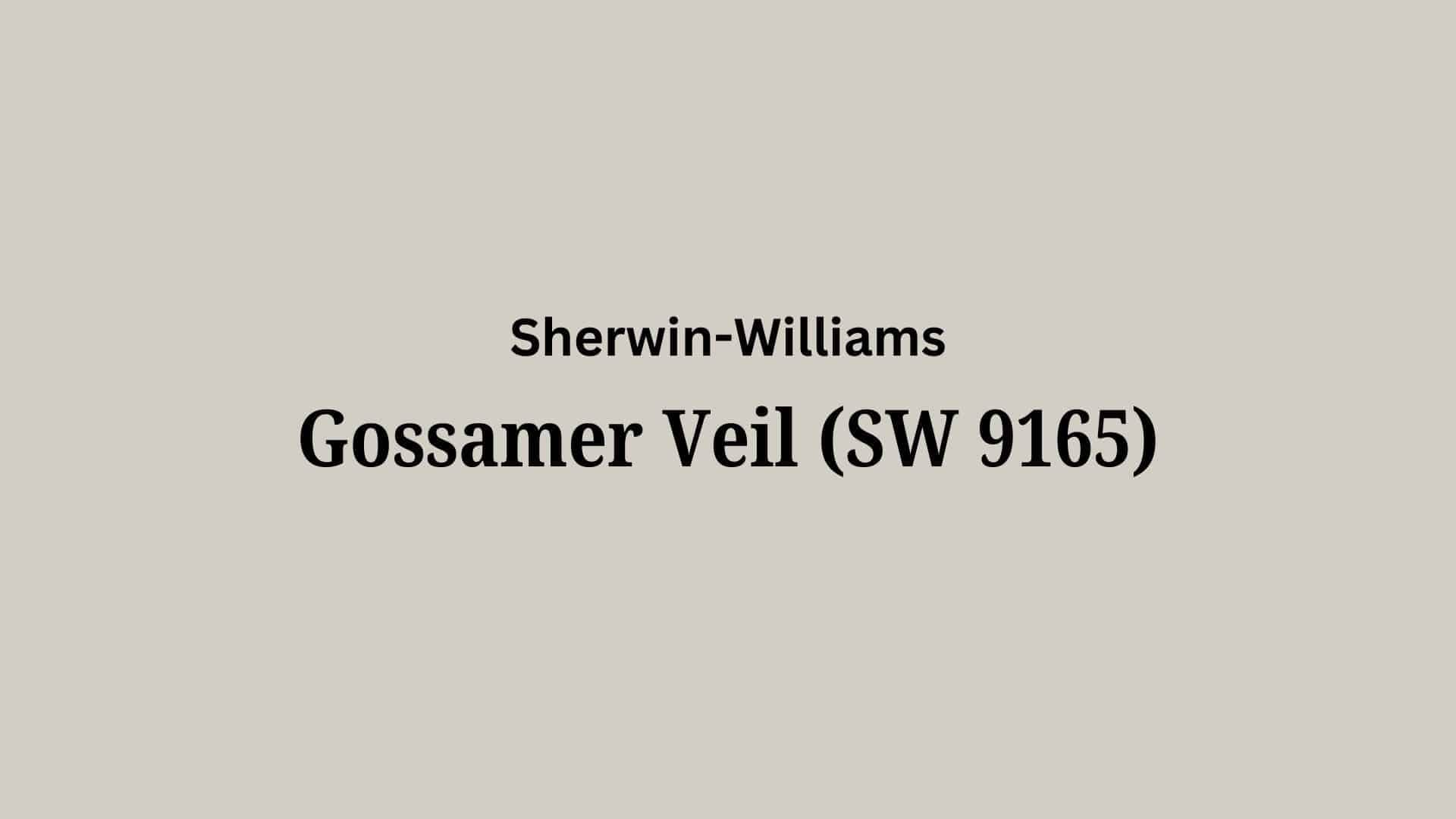 Sherwin Williams Gossamer Veil (SW 9165): A Review - Enthralling Gumption