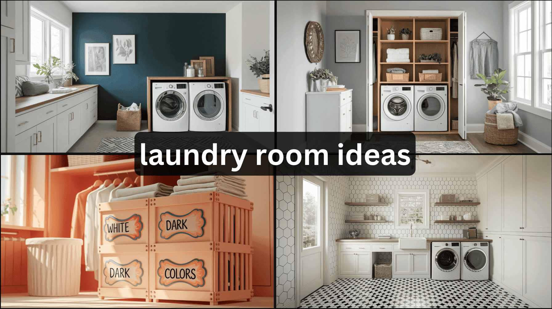 77 Organized Laundry Room Ideas You Need to Try - Enthralling Gumption