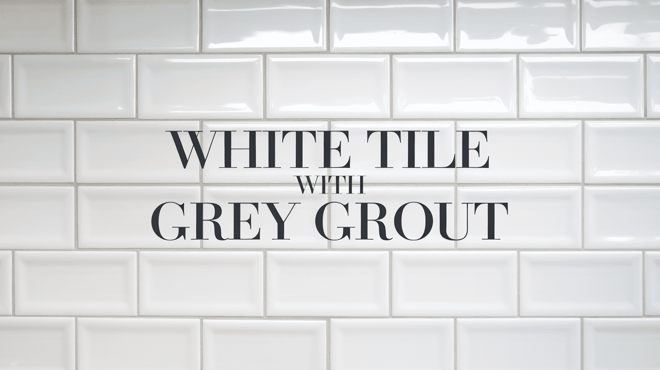 White Tile with Grey Grout: A Stylish Home Guide - Enthralling Gumption