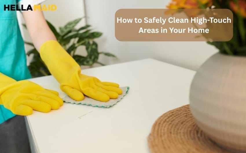 How to Safely Clean High-Touch Areas in Your Home
