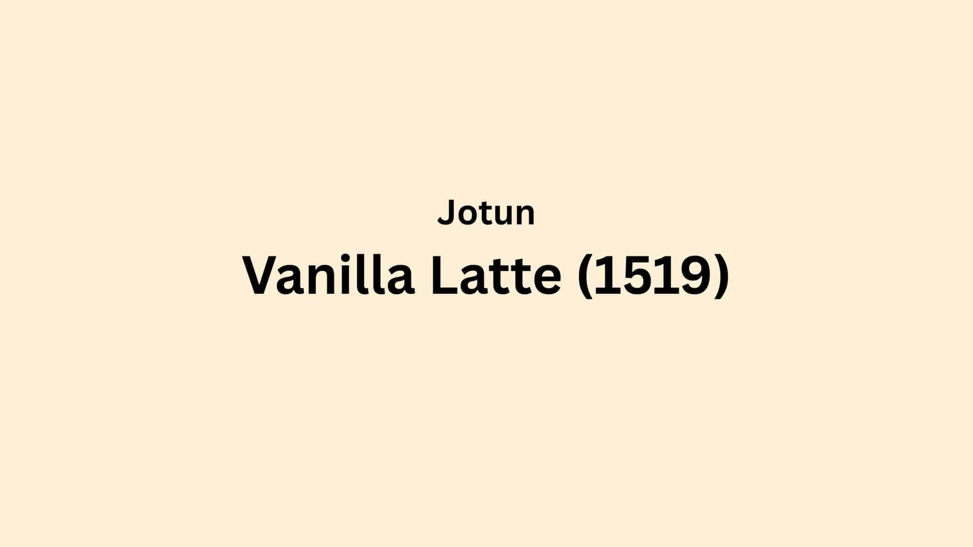 Jotun Vanilla Latte Color (1519): A Complete Review - Enthralling Gumption
