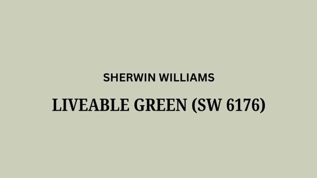 Sherwin Williams Liveable Green (SW 6176): A Review - Enthralling Gumption