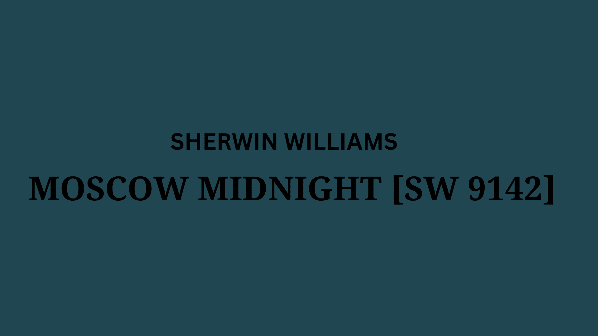 Sherwin-Williams Moscow Midnight (SW 9142): A Review - Enthralling Gumption