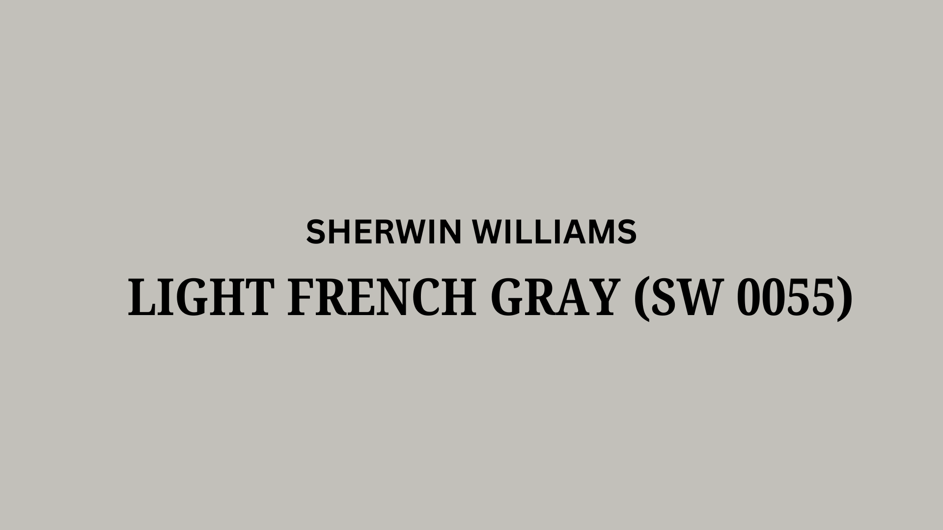Sherwin Williams Light French Gray (SW 0055): A Review - Enthralling ...