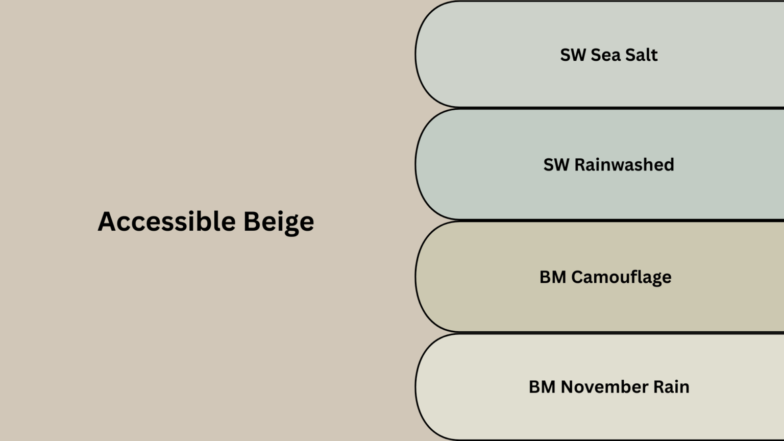 Accessible Beige Complementary Colors Pallette for Your Home ...