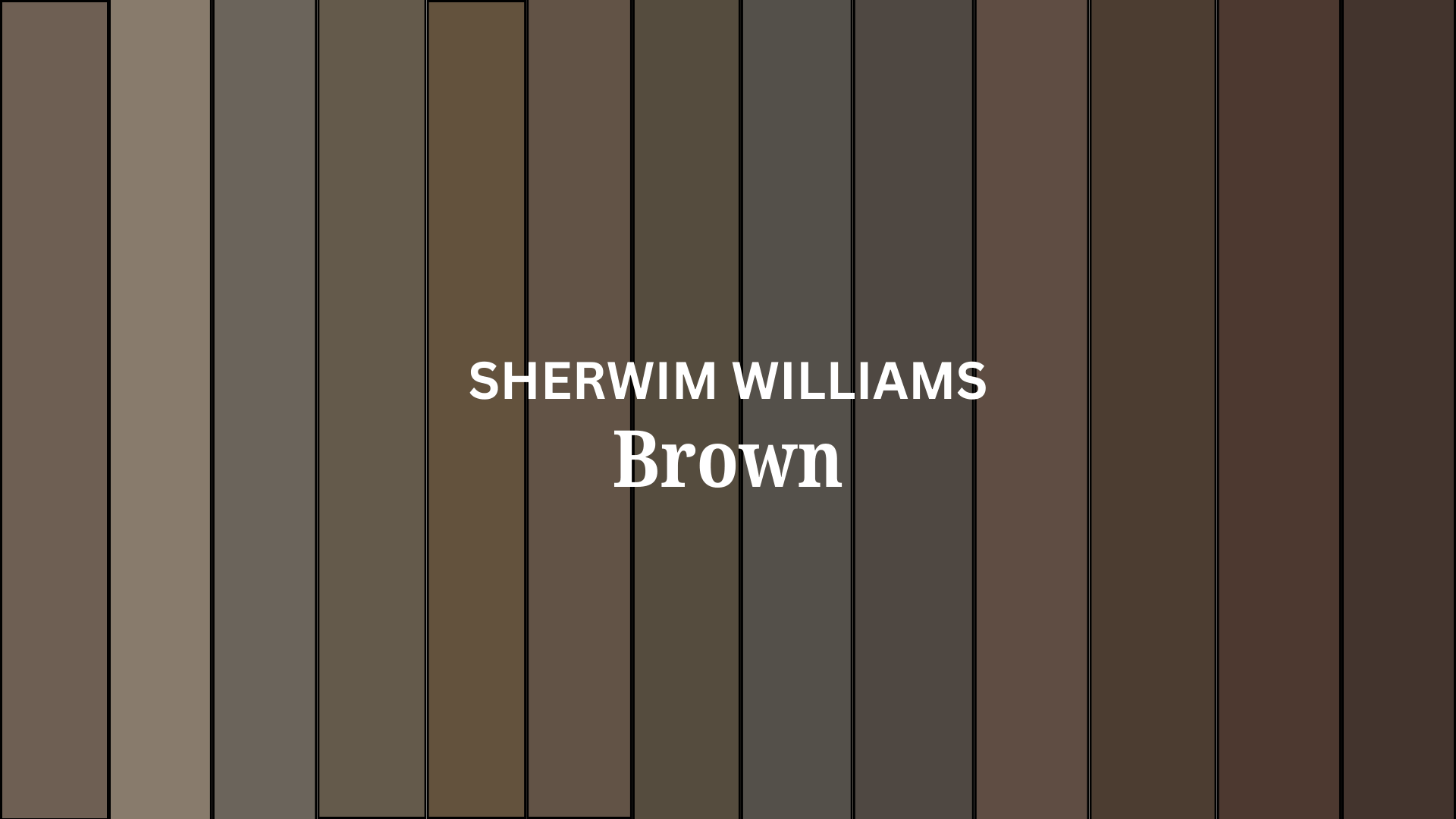 SW Brown: The Stories of Nature and Color - Enthralling Gumption