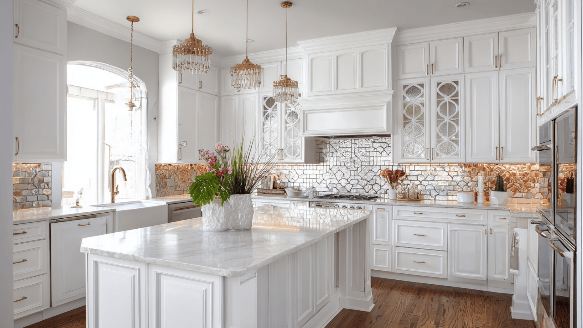 37 Stunning White Cabinet Kitchen Backsplash Ideas - Enthralling Gumption