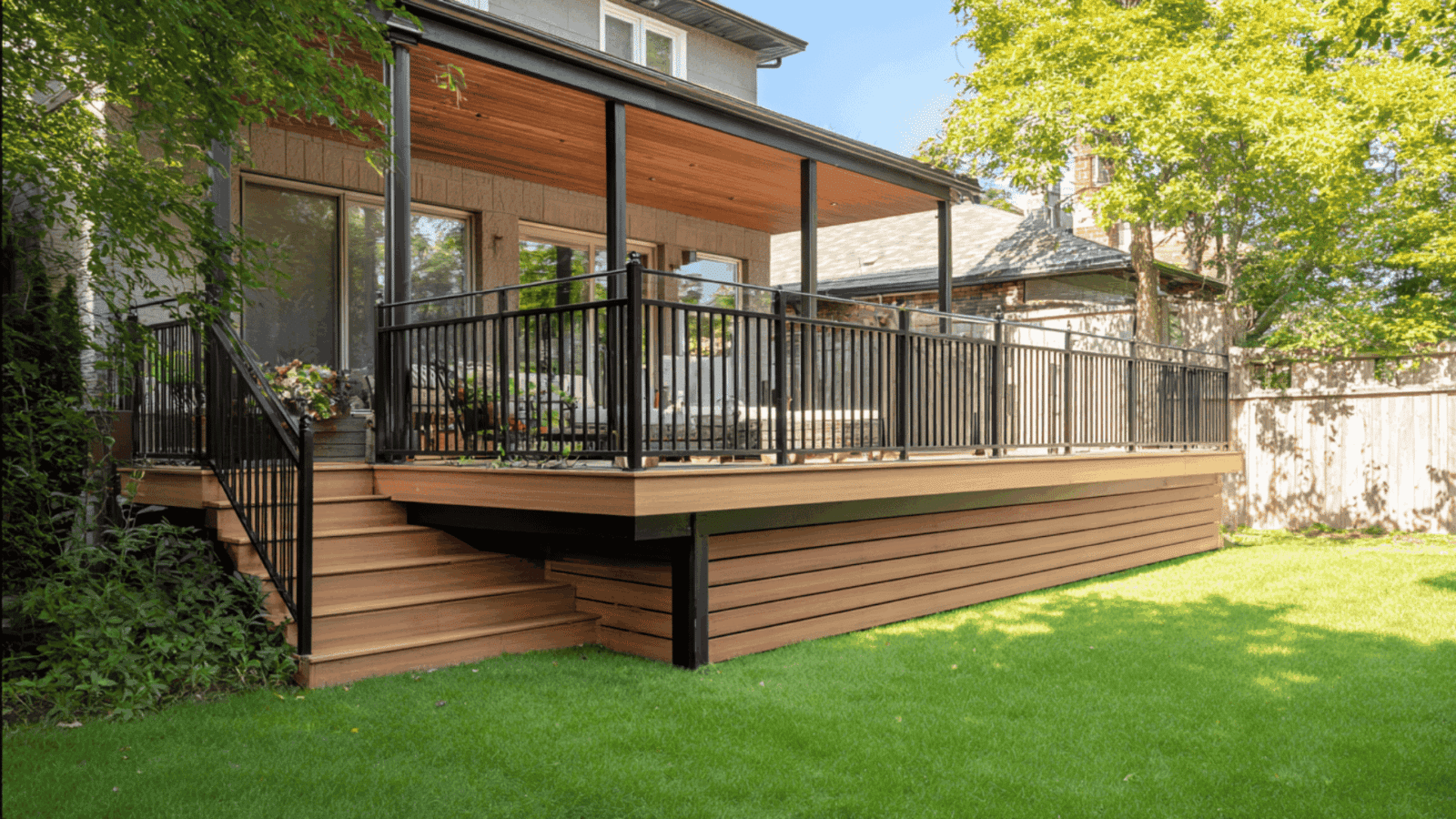 Top 37 Modern Deck Skirting Ideas for a Clean Updated Look ...
