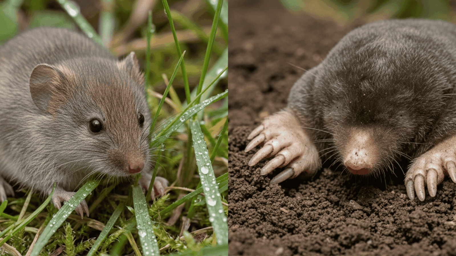 Lawn Vole vs Mole Damage: Signs and Quick Fixes - Enthralling Gumption