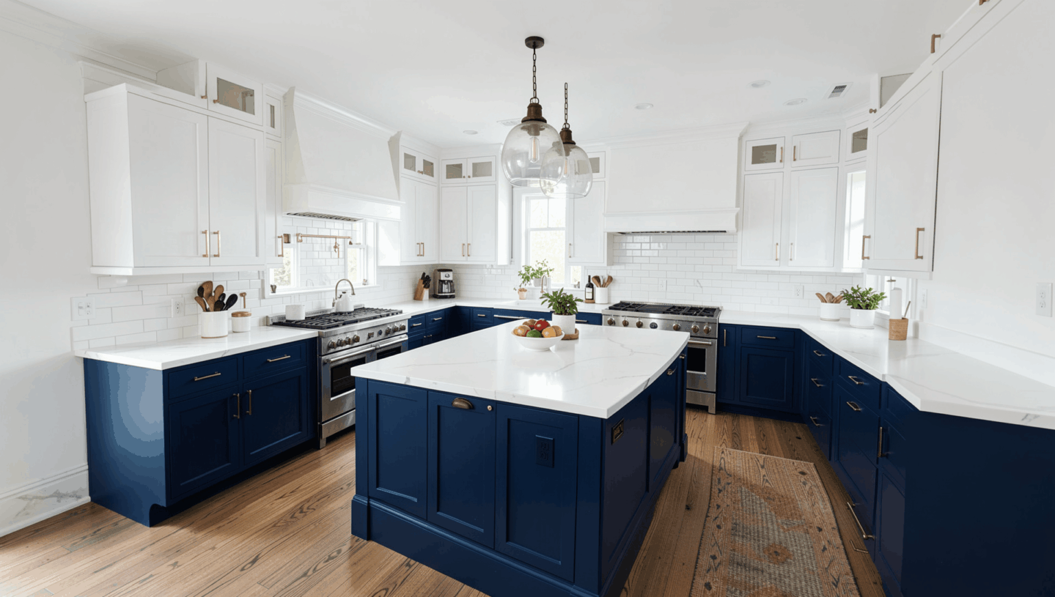 25 White and Blue Kitchen Ideas to Inspire You